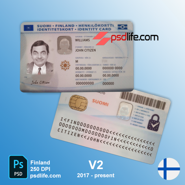 Indonesia id card psd template in photoshop full editable with all font