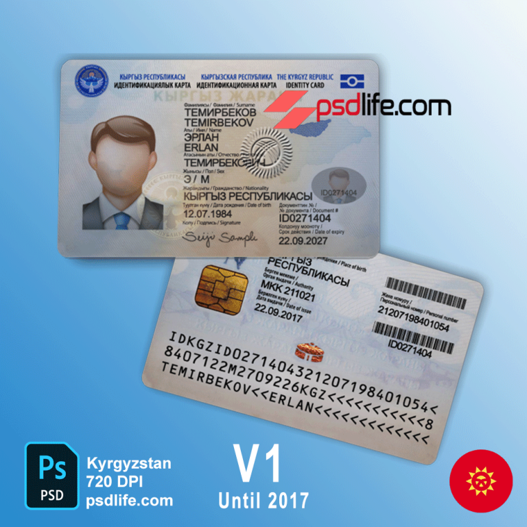 Latvia ID CARD fake Psd Template editable | Latvian identity card ...