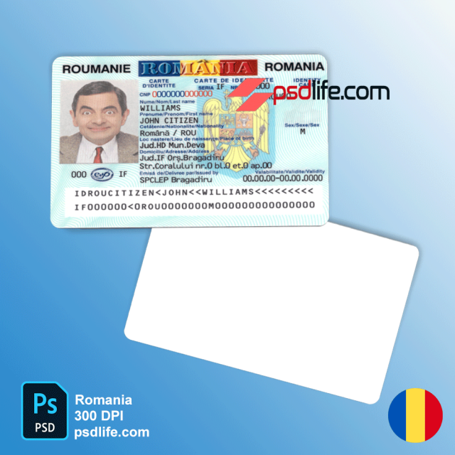 Thailand Pink ID CARD information Psd Template & National ID number ⭐️