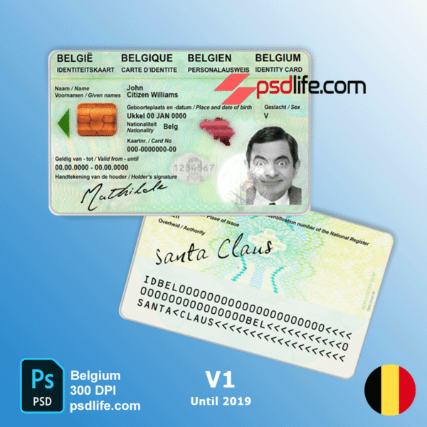 Belgium fake id card 2023 ️👀 Psd template editable novelty free 🌹