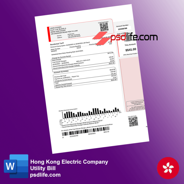 Ghana free fake utility bill for proof of address in psdlife.com