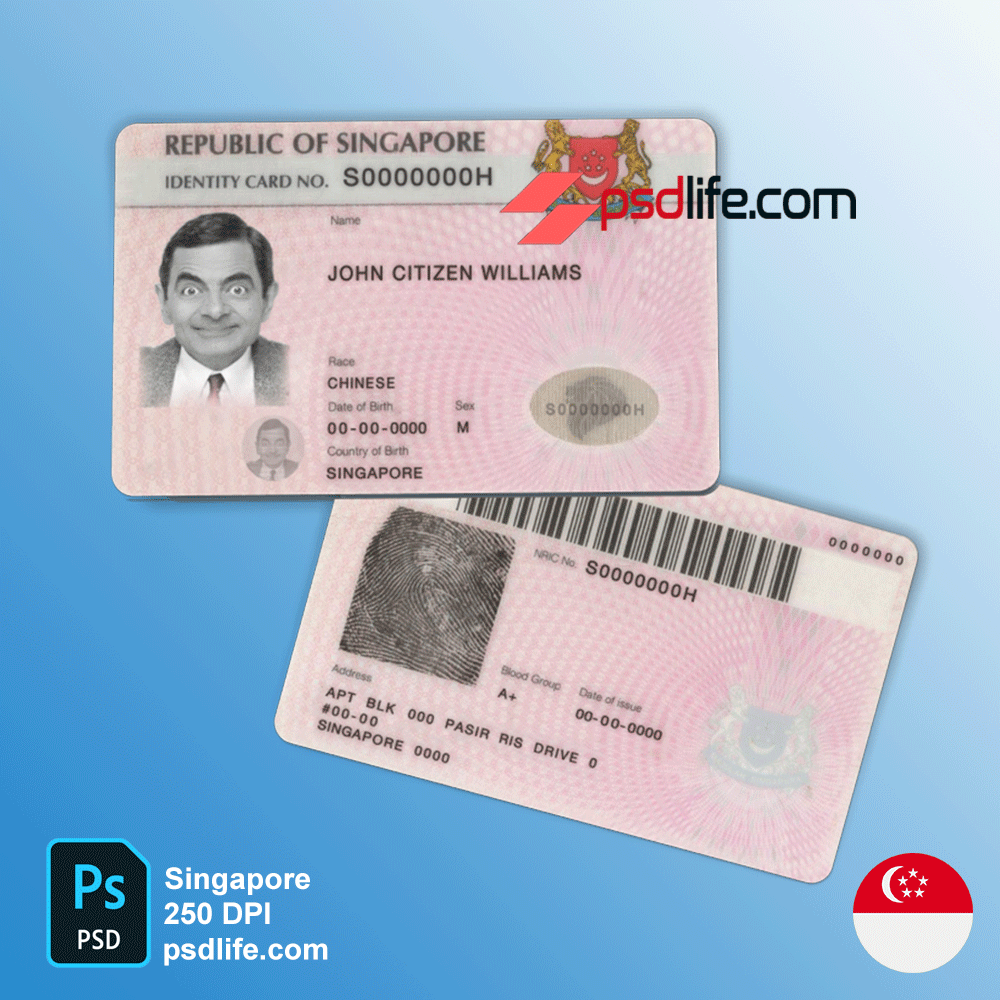 Singapore National Registration Ideny Card Nric Number - Infoupdate.org